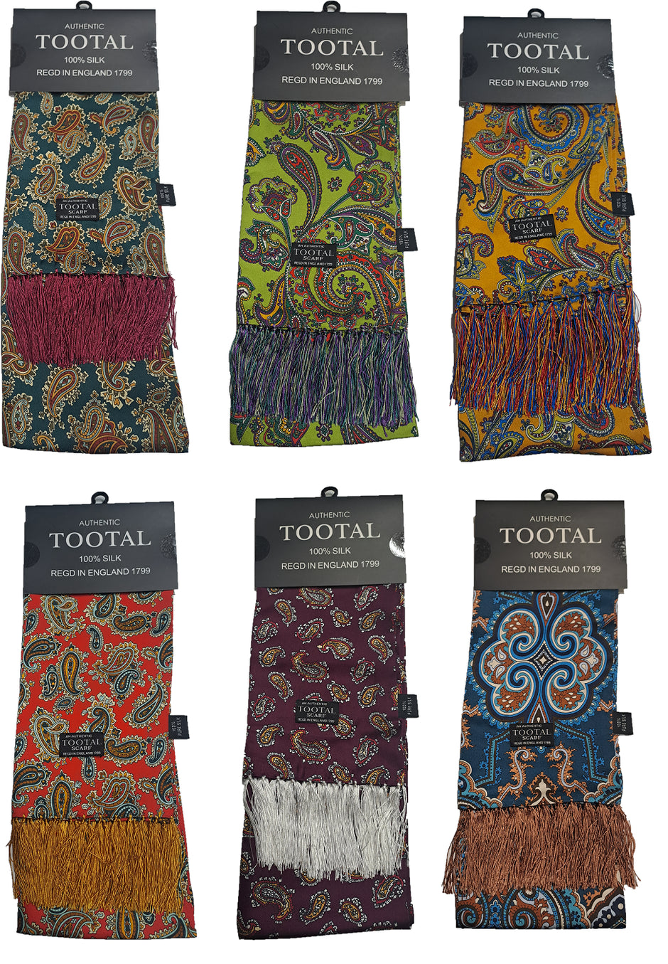 Tootal Vintage Scarves, Shirt, Ties & Cravats | Free Delivery – Mazeys UK