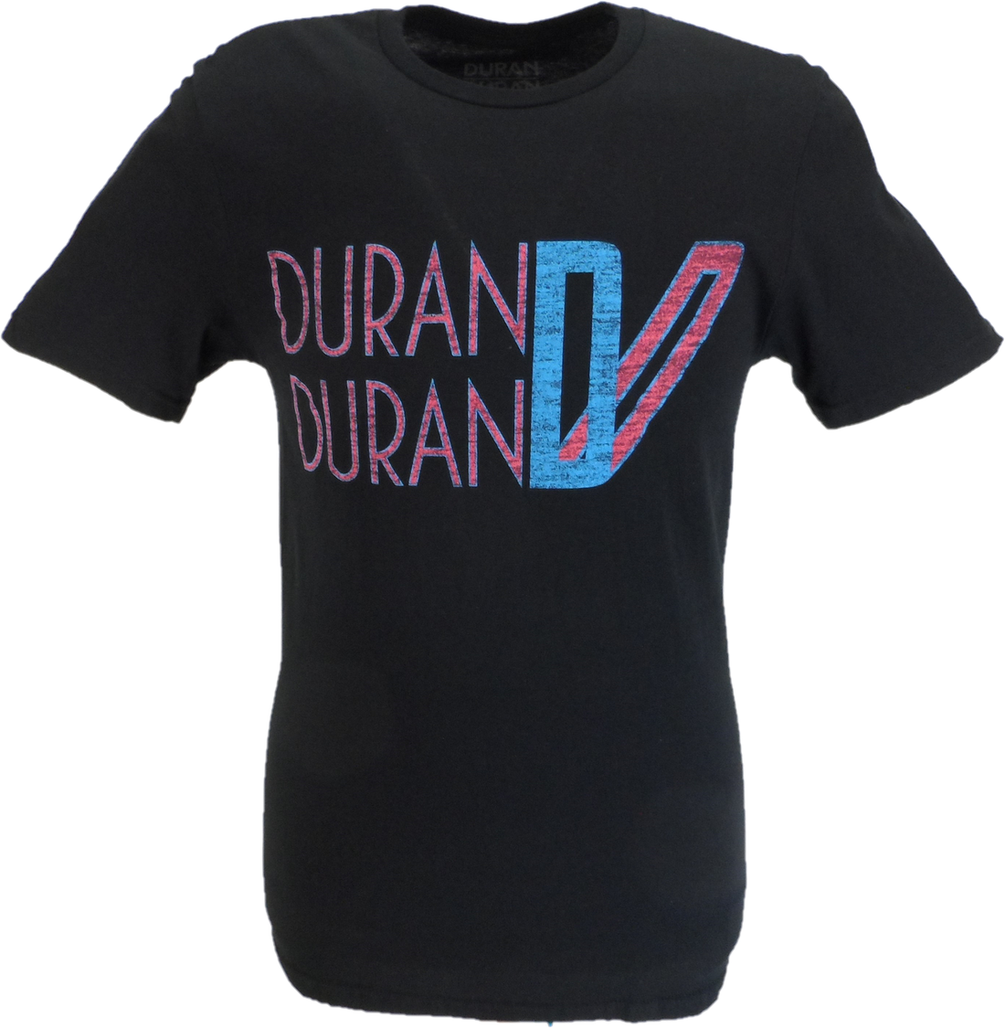 Mens Black Official Duran Duran Logo T Shirt – Mazeys UK