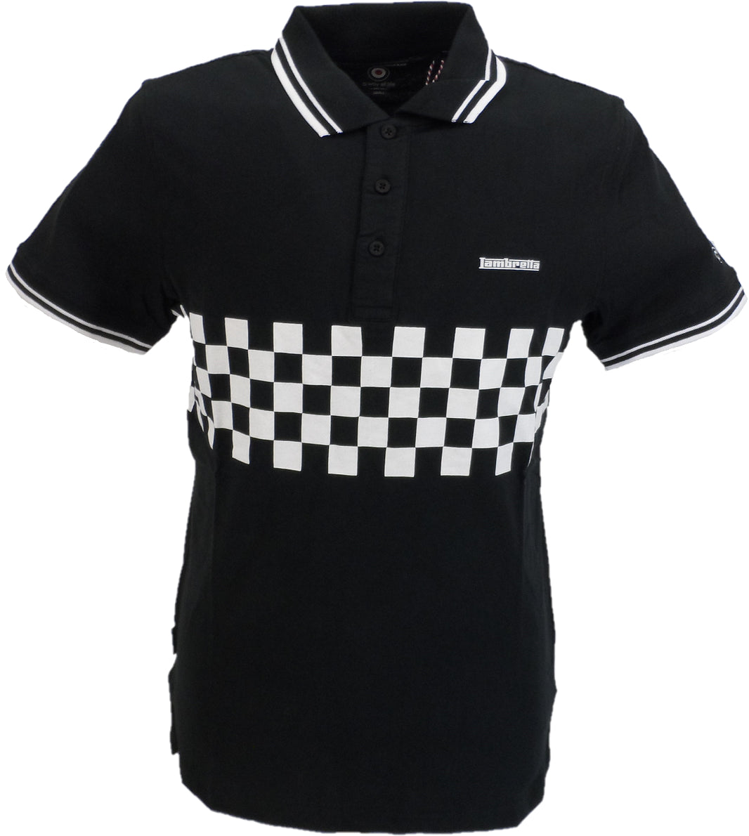 Men's Vintage Mod Polo Shirts UK | Classic Style Retro Polo Shirts ...