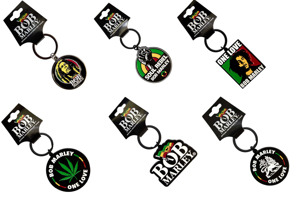 The Classic Bob Marley Metal Key Rings|Mazeys – Mazeys UK