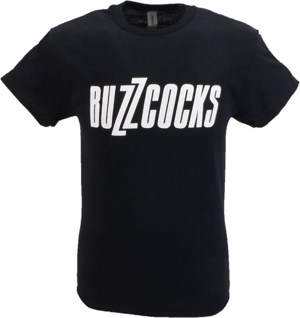 Mens Black Official Buzzcocks Logo T Shirt – Mazeys UK