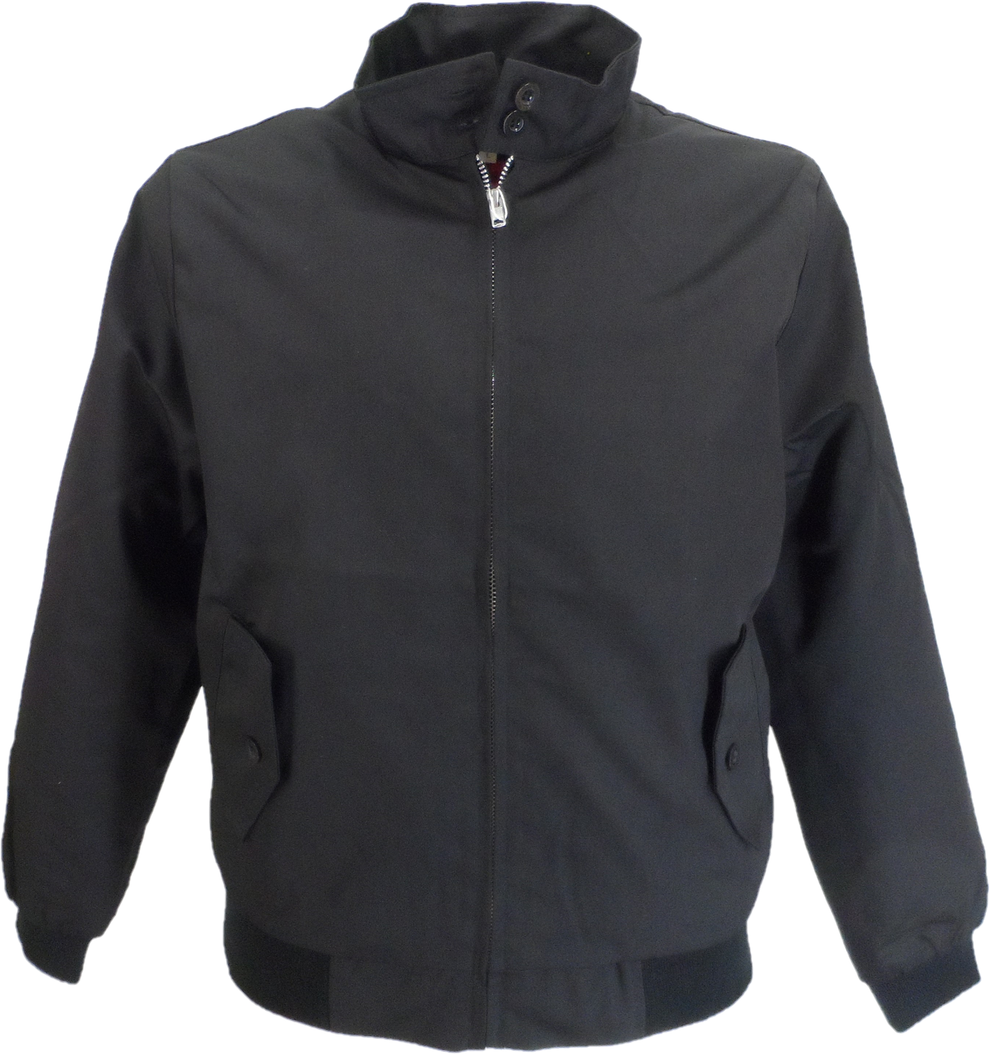 Relco Ladies Classic Black Harrington Jackets – Mazeys UK
