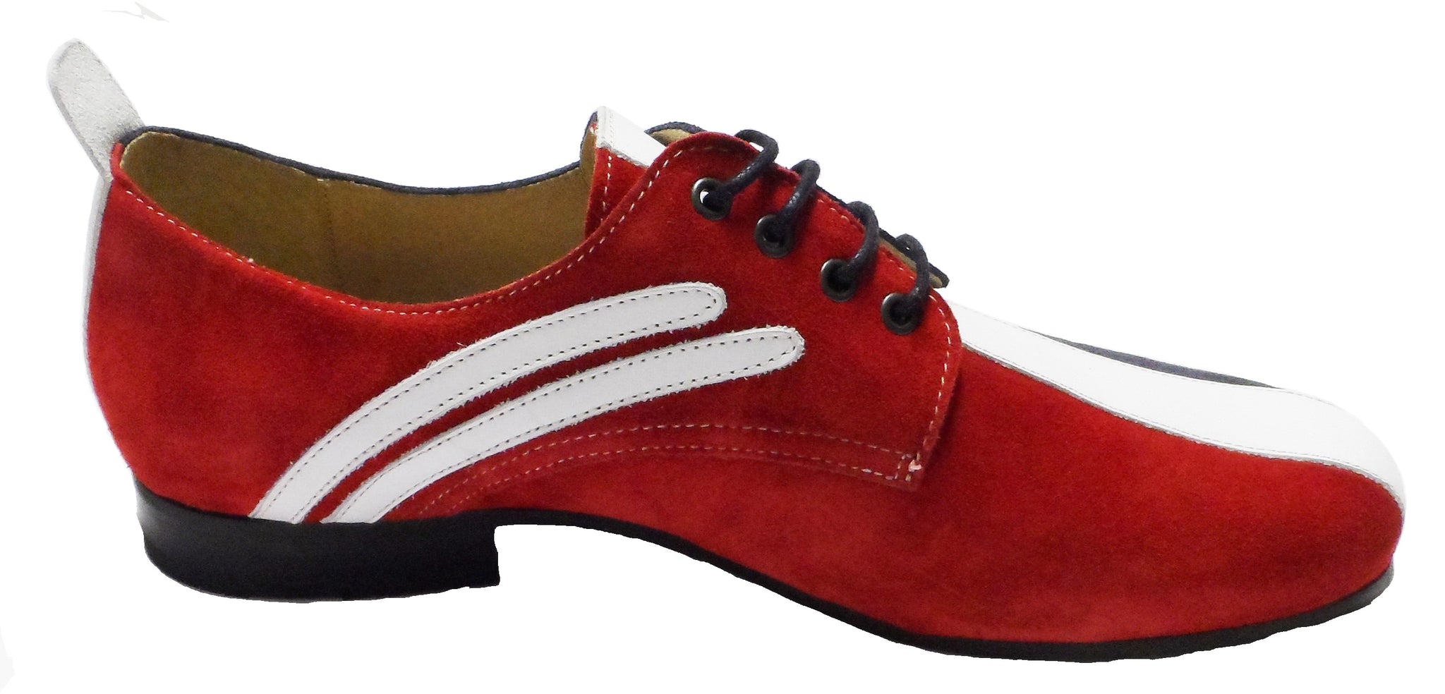 Ikon Original Badger Red, White and Blue Mod Shoes UK – Mazeys UK