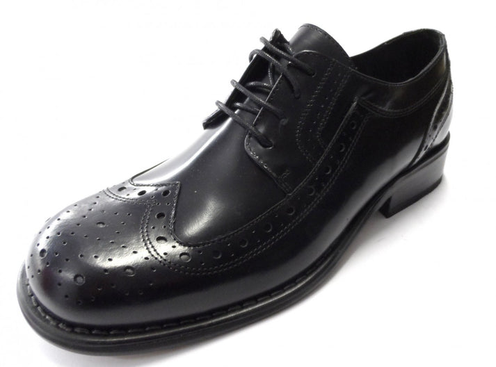 Men's IKON Black Krombie Yorke Brogue Shoes | Mazeys – Mazeys UK