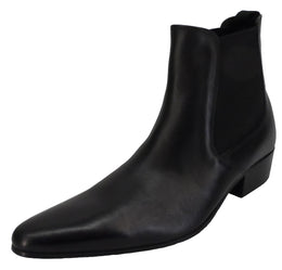 Ikon Original Black Winklepicker Mod Beatle Boots – Mazeys UK