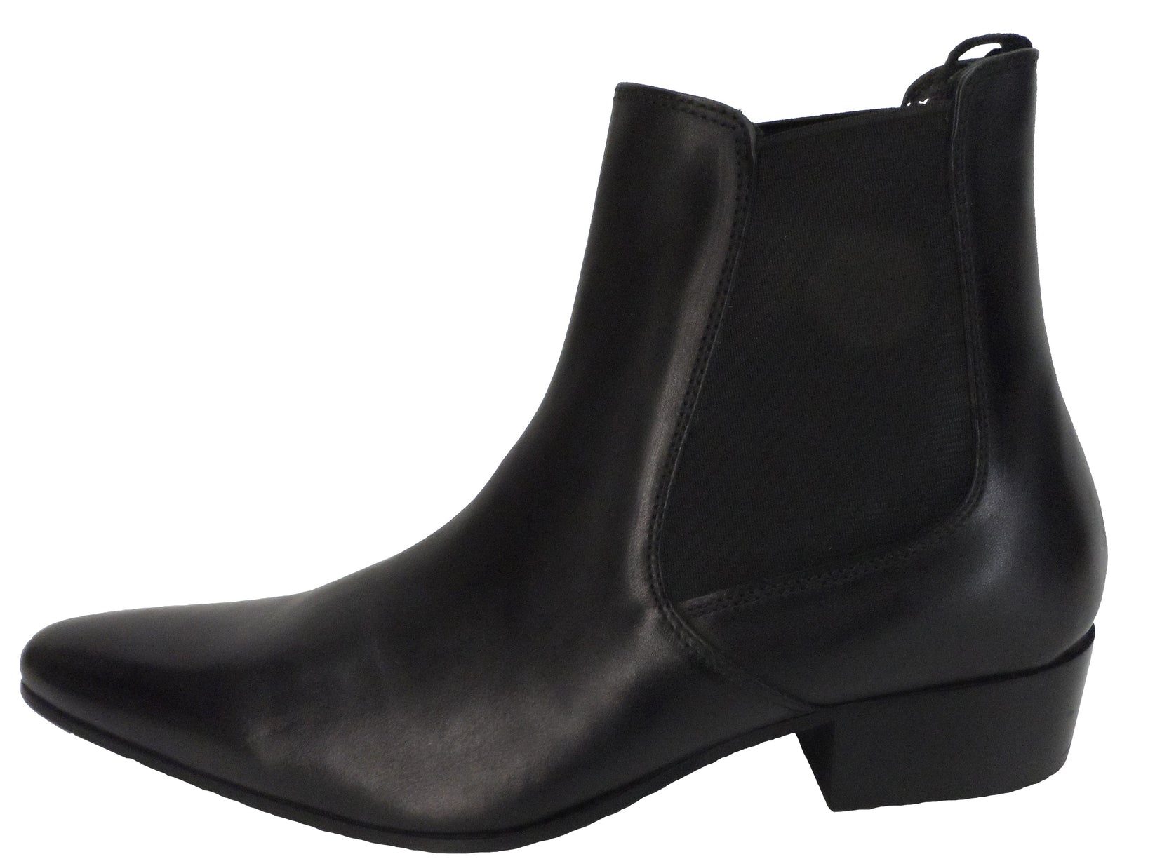 Ikon Original Black Winklepicker Mod Beatle Boots – Mazeys UK